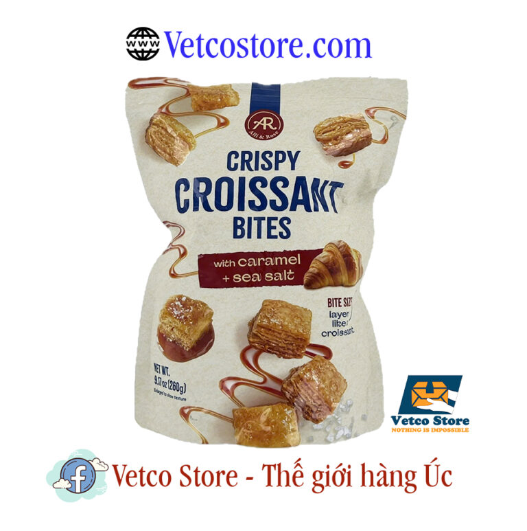 Bánh Crispy Croissant Bites With Caramel + Sea Salt 260g - Vetco Store ...