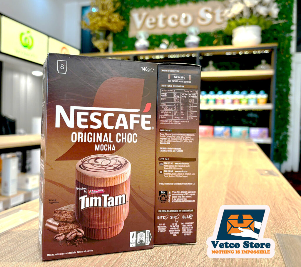Cà Phê Nescafe Original Choc Mocha Tim Tam Coffee Sachets Hộp 8 Gói ...